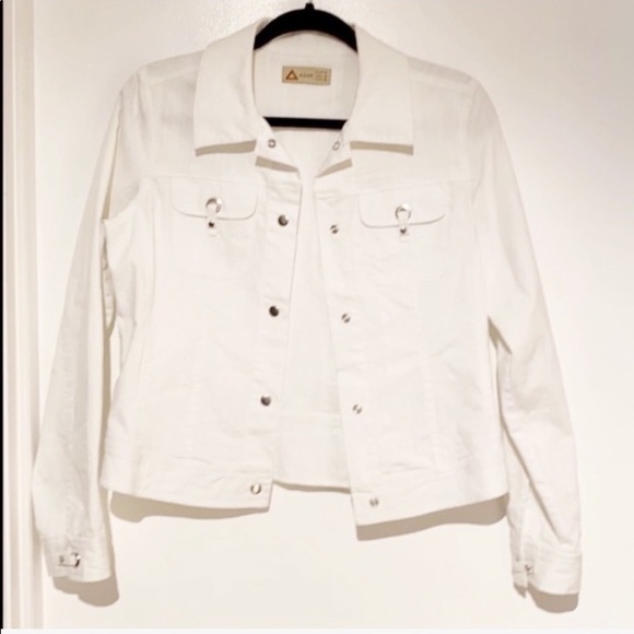 Azar | Jackets & Coats | Azar White Jacketperfect For The Season | Poshmark